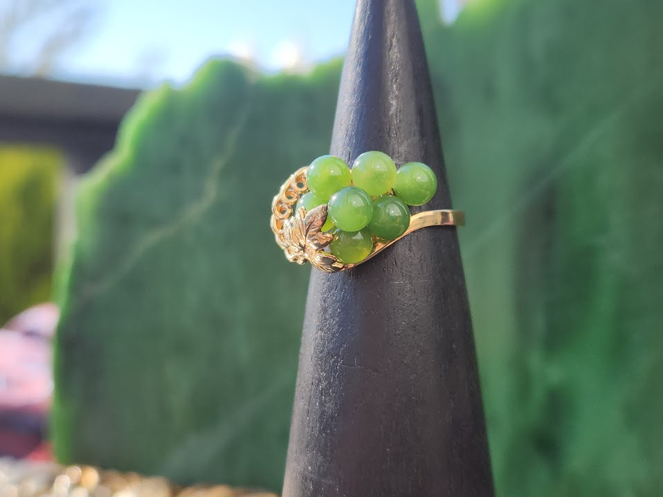 Vintage Jade 'Grape" Ring - #231G – Jade Mine