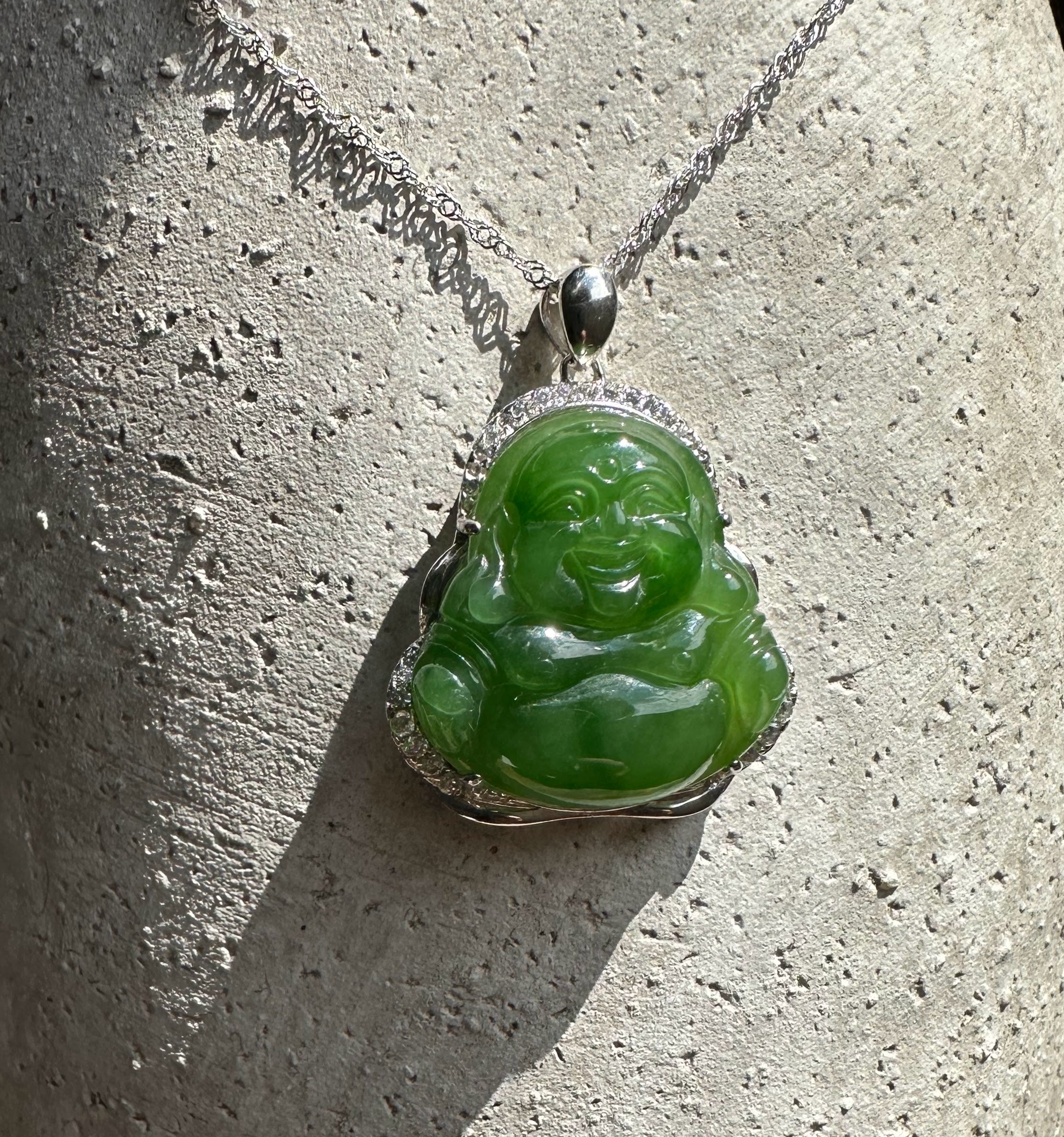 AA Happy Jade Buddha Pendant* – Jade Mine