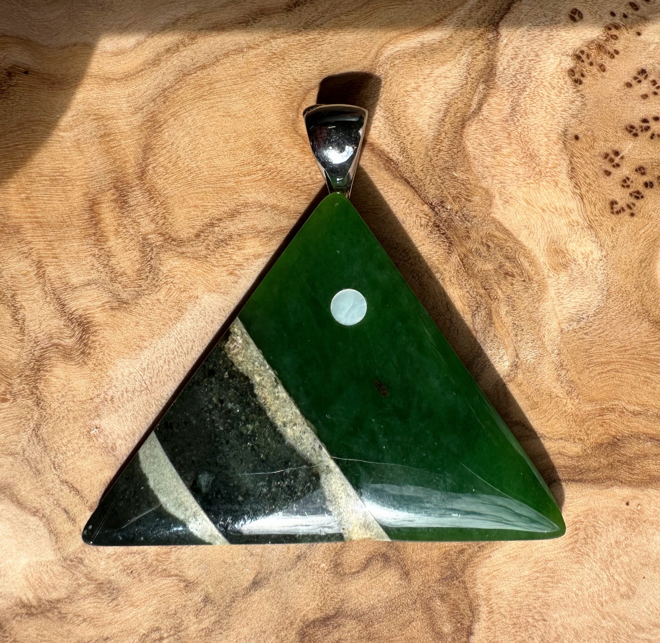 AASiberian and Australian Jade Pendant - 45x50mm – Jade Mine