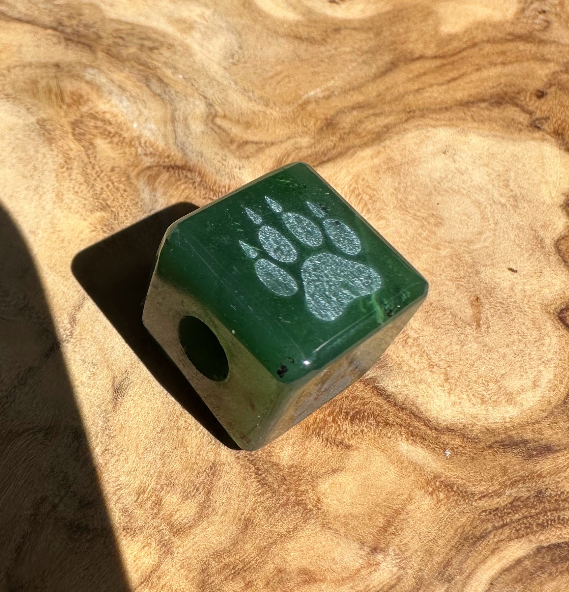 Bear Cube Pendant, 15mm – Jade Mine