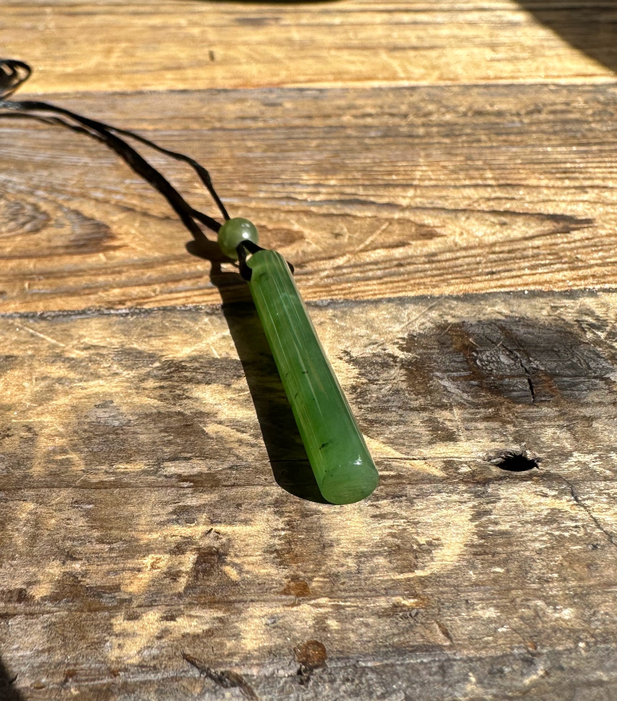 Jade Cylinder Pendant, 35mm – Jade Mine